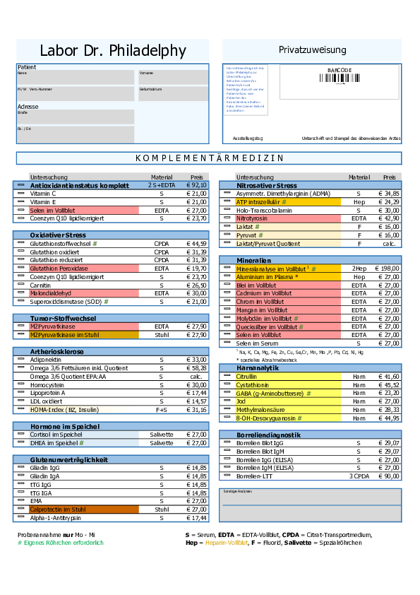 Komplementärmedizin - Dr. Philadelphy